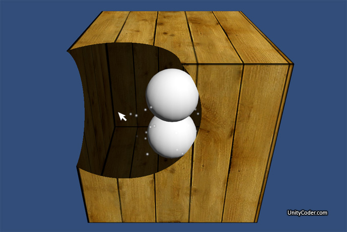 X Ray Cutout Shader With Mouse Unitycoder Unity3d
